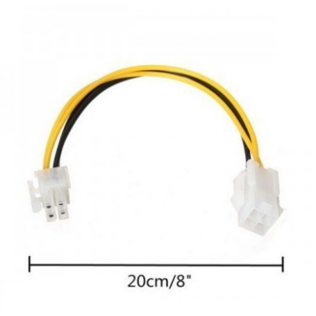 สายเพิ่มความยาว 4 Pin ผู้-เมีย ATX 12V P4 Male to Female CPU Power ...