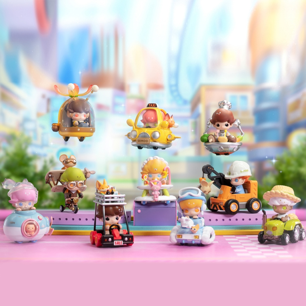 POP MART Dimoo Where We Go Series Car Ride***พร้อมส่ง เช็คการ์ด ไม่แกะ ...