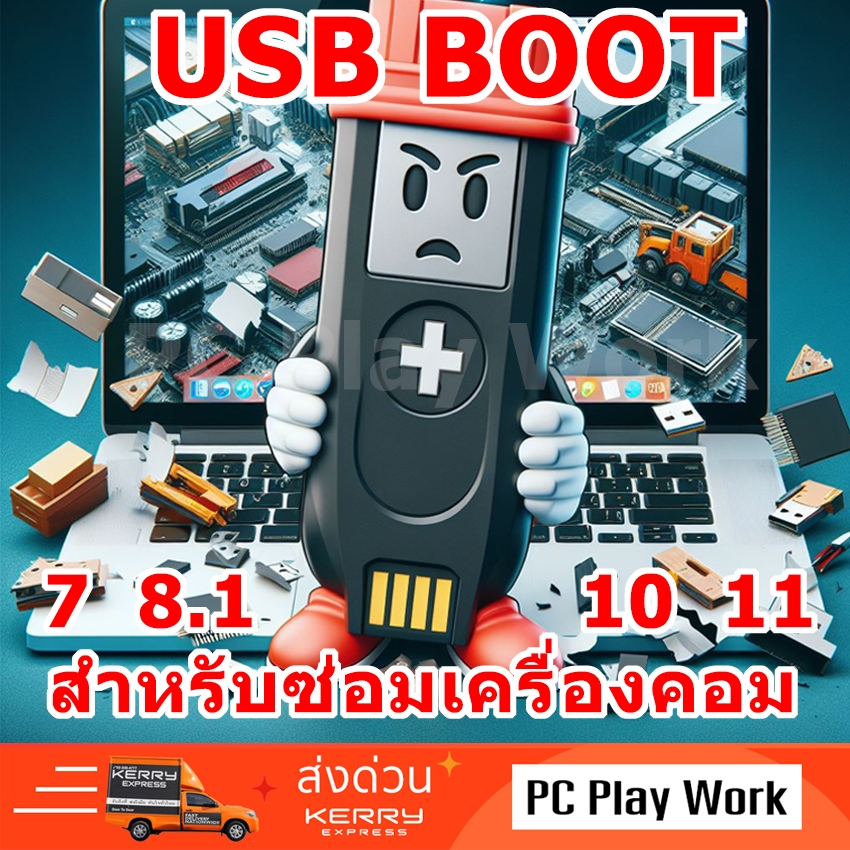 USB Boot ซ่อมเครื่องคอมที่มีปัญหา ให้กลับมาใช้งานได้ ใช้ได้กับเครื่อง ...