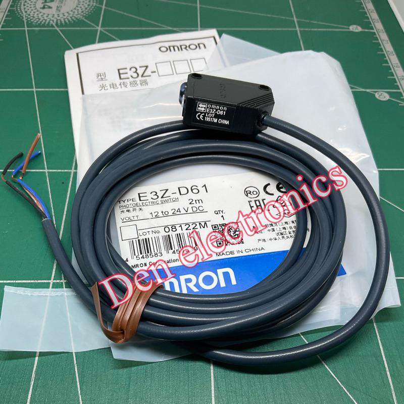 เซ็นเซอร์E3Z-D61 sensor เซ็นเซอร์โฟโต้(จับวัตถุ) ชนิด NPN-NO 3สาย ระยะตรวจจับ 5-10mm | Shopee ...