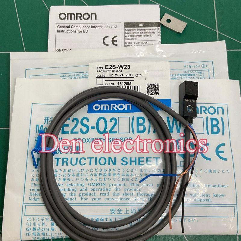 Omron E2S-W23 PROXIMITY SENSOR 12-24VDC 1M (ของใหม่) ระยะ2.5mm 3สาย ชนิด NPN-NO | Shopee Thailand