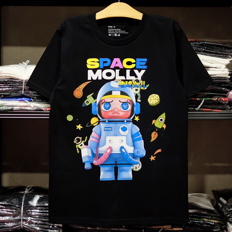 เสื้อยืด Molly Space รุ่นGrumpy ตุ๊กตาMolly มอลลี่ ผ้าคอตตอน100% ...