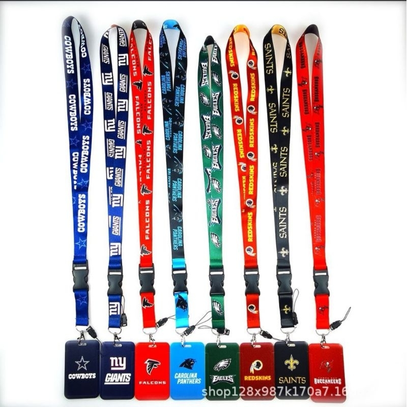 NFL Landyard Neck Strap and Card Holder | Shopee Thailand