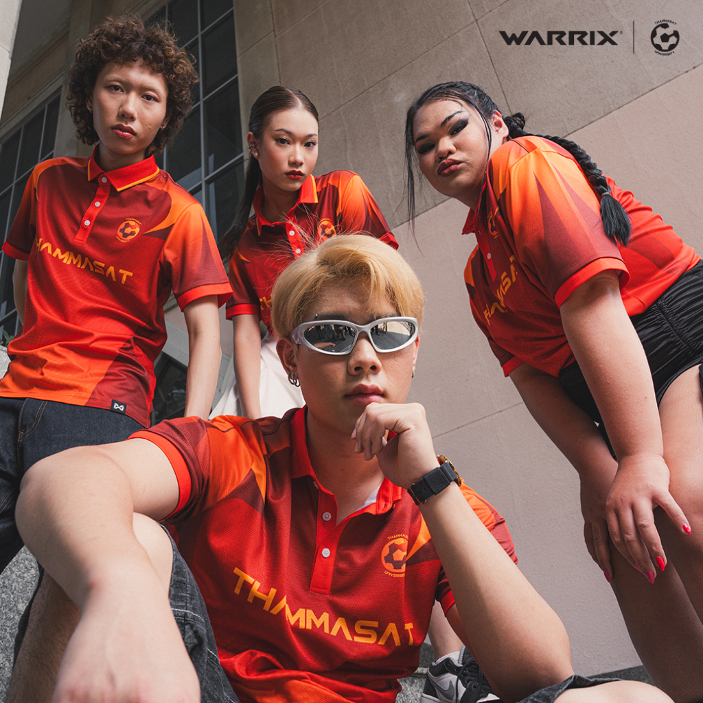 WARRIX เสื้อเชียร์งานฟุตบอลสานสัมพันธ์ จุฬา-ธรรมศาสตร์ (WA-241PLATU01) | Shopee Thailand