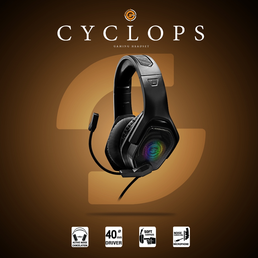 Neolution E-Sport Gaming Headset รุ่น Cyclops หูฟังเกมมิ่ง มีซาวด์การ์ด ...