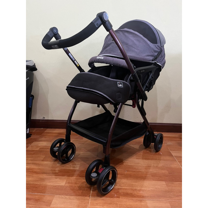 รถเข็นAprica Optia Premium เบาะไฮซีทล้อ Autoรุ่นใหม่ชนช๊อป | Shopee ...