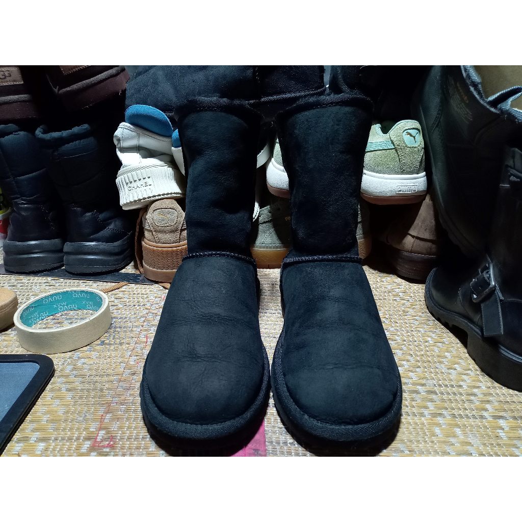 รองเท้าบูท Ugg สีดำ # 37 # 23.0 cm | Shopee Thailand