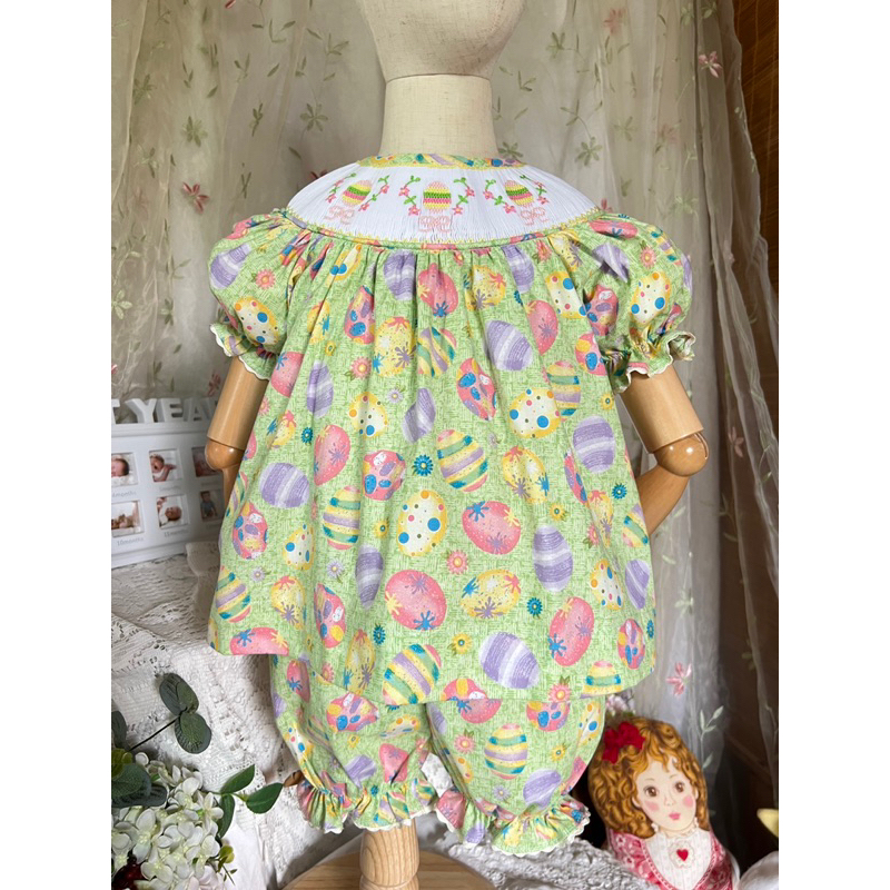 Smock set easter eggs USA fabric เซ็ตสม็อคปักลายไข่อีสเตอร์ | Shopee ... Smock set easter eggs USA fabric เซ็ตสม็อคปักลายไข่อีสเตอร์ | Shopee ...