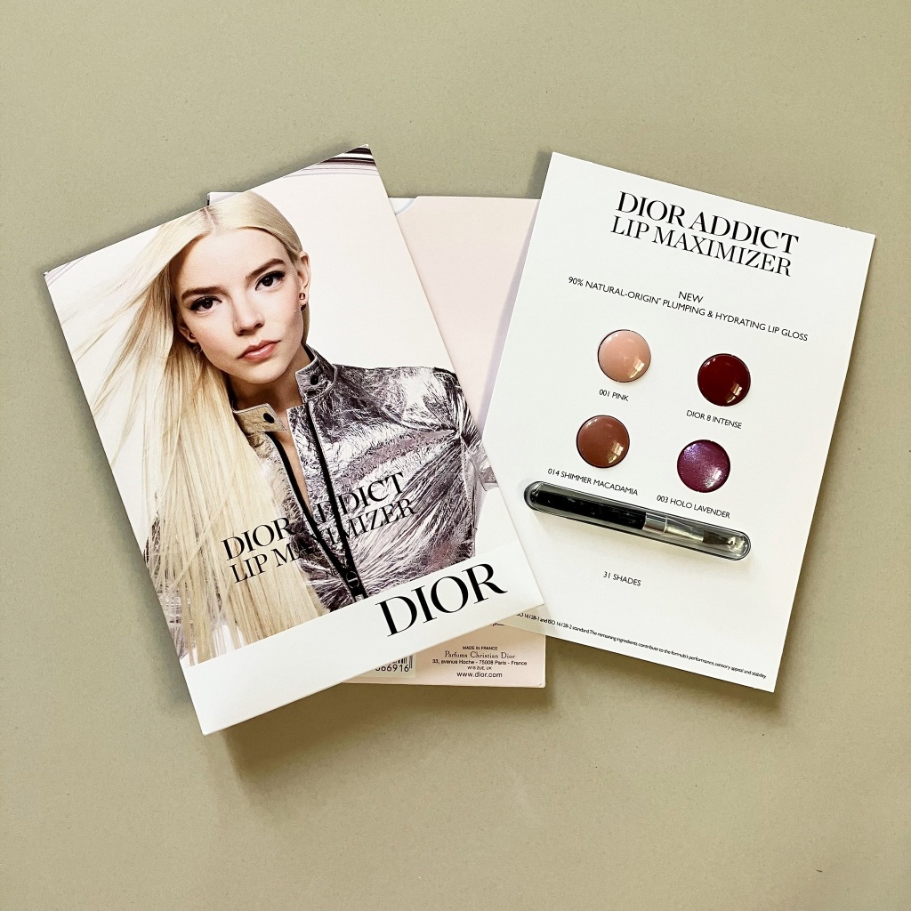Dior Addict Lip Maximizer Sample Card ลิปกลอสไอคอนิค | Shopee Thailand