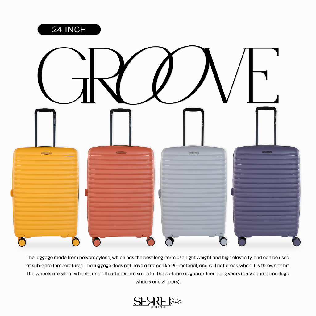 SECRET POLO กระเป๋าเดินทาง คอลเลคชั่น GROOVE | Shopee Thailand