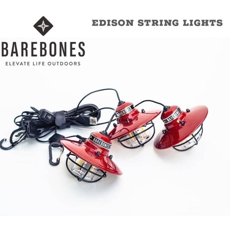 Barebones Edison String Lights โคมไฟเอาท์ดอร์ | Shopee Thailand