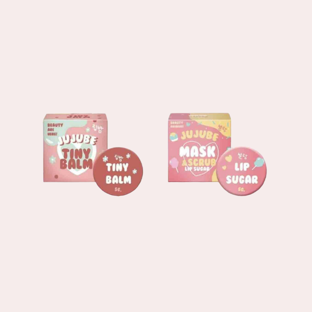Jujube Tiny balm ลิปบาล์ม บำรุงริมฝีปาก / Mark scrub สครับปาก ชูการ์ 1 ...
