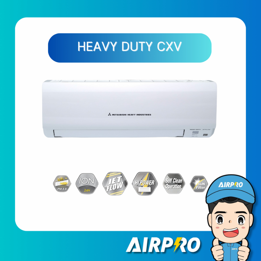 MITSUBISHI HEAVY DUTY แอร์ติดผนัง STANDARD NON-INVERTER (CXV) ขนาด ...