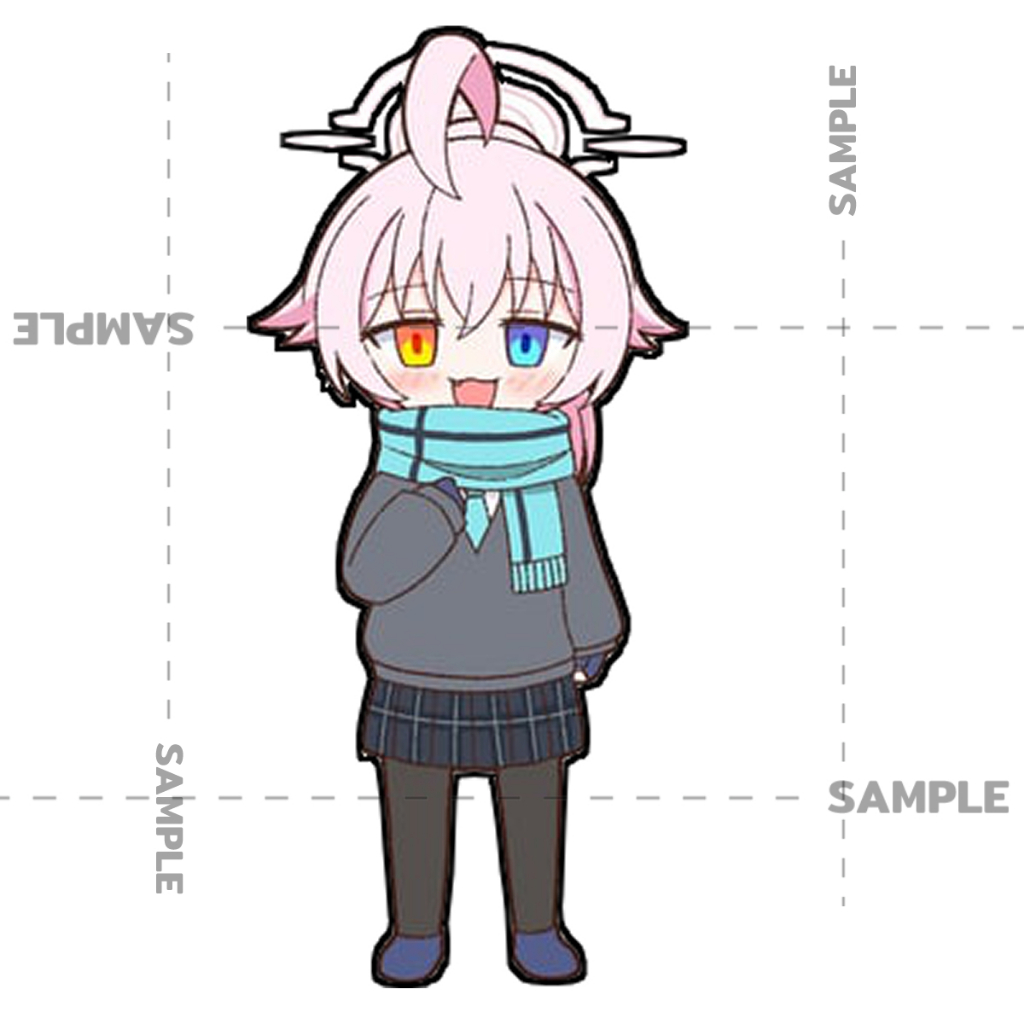 Hoshino Blue Archive สติ๊กเกอร์ 2 แผ่น 4 แบบ Blue Archive Stickers ...