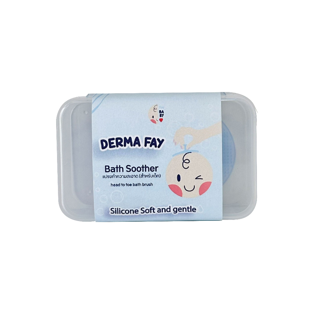FAY BABY : Derma Fay Bath soother - แปรงทำความสะอาดศรีษะ สำหรับเด็ก ...