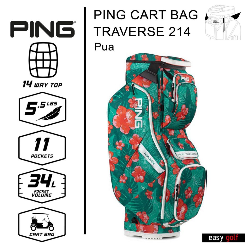 PING BAG TRAVERSE 214 PING CART BAG ถุงกอล์ฟ | Shopee Thailand