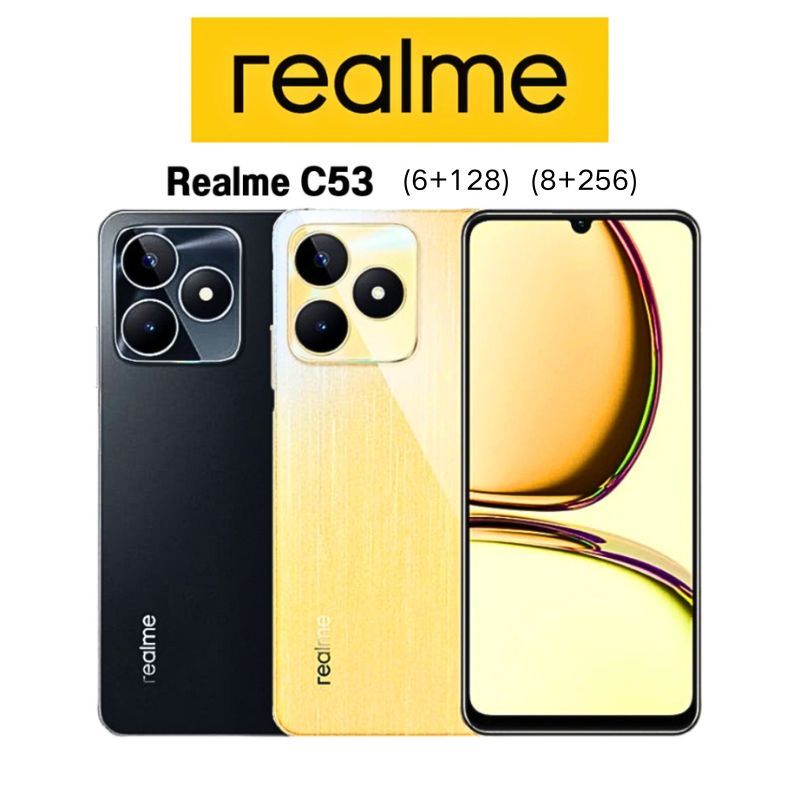 Realme C53( 6+128) (8+256)เรียลมี แบต 5000mAh กล้อง 50MP จอ 6.47 นิ้ว แถมเคสในกล่อง รับประกัน ...