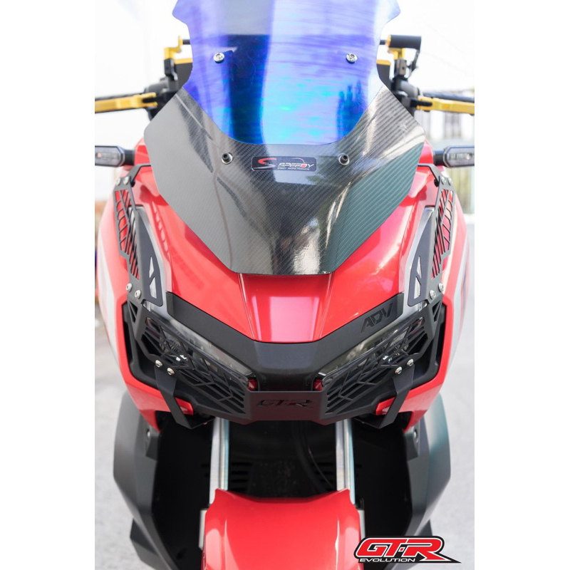 การ์ดไฟหน้า ทรงสปอร์ตทัวริ่ง2D GTR หนา ทำสีระบบพาว์เดอร์โค้ด สีดำ และสี ...