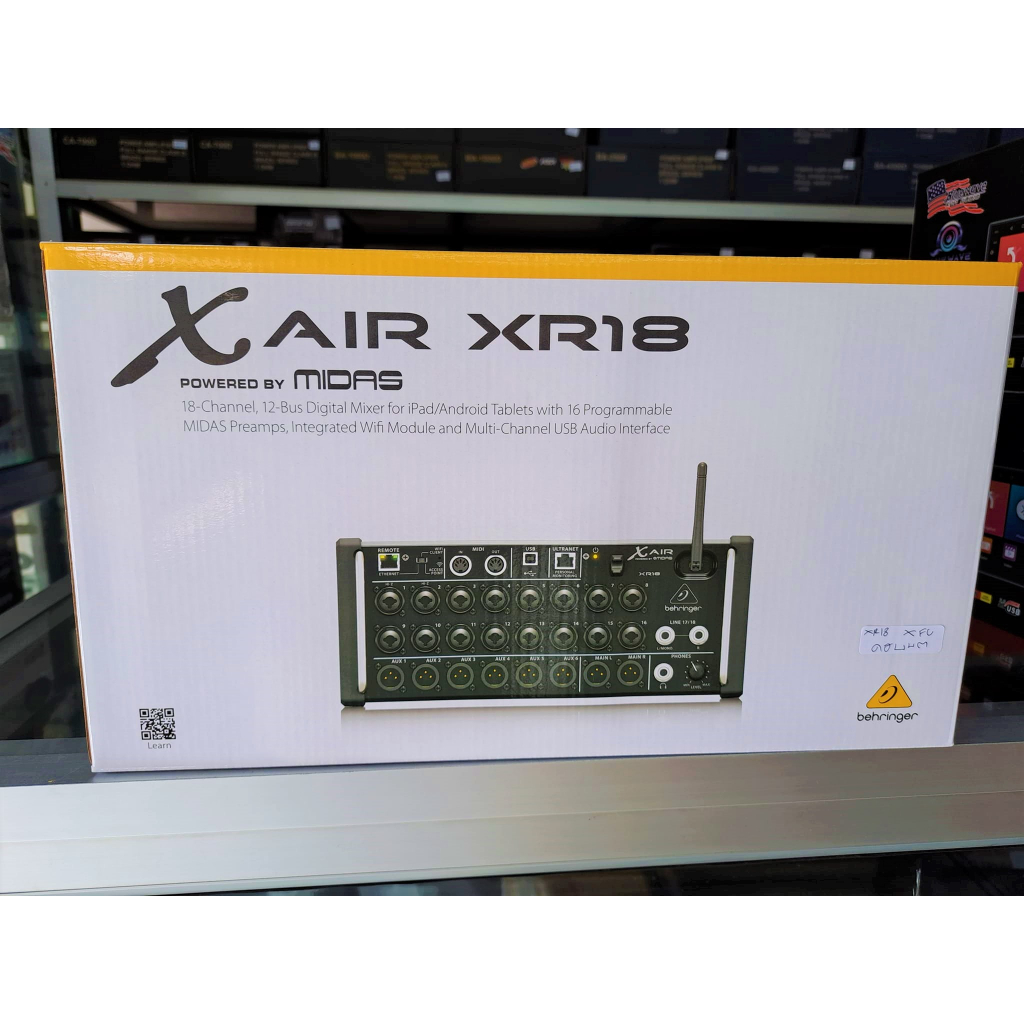 **ส่งฟรี**BEHRINGER / XR18 มิกเซอร์ดิจิตอล 18 ช่อง ระบบดิจิตอล มี WIFI ...
