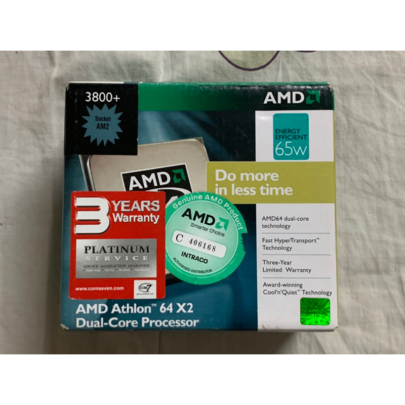 CPU AMD Athlon 64 X2 3800+ 2GHz พร้อมพัดลม Box set มือสอง | Shopee Thailand