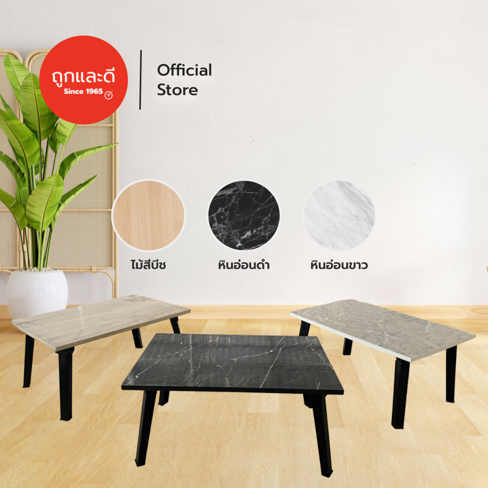 Took Lae Dee โต๊ะพับอเนกประสงค์ 60x60 โต๊ะพับญี่ปุ่น เกรดเอ มาตรฐานสูง ...