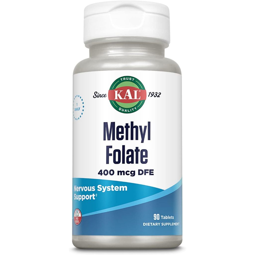 KAL, Methyl Folate, 400 mcg DFE, 90 Tablets - [EXP 2/2026] | Shopee Thailand