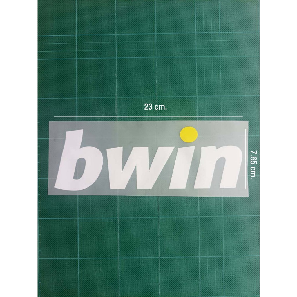 สปอนเซอร์รีดติดหน้าอกเสื้อบอล bwin | Shopee Thailand