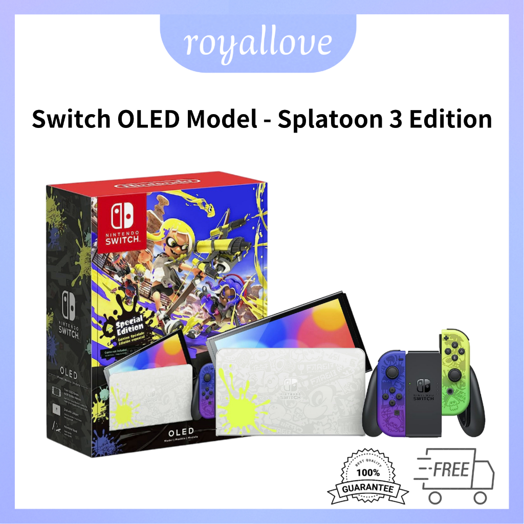 【Ready Stock】Nintendo Switch OLED Splatoon 3 Limited Edition Game ...