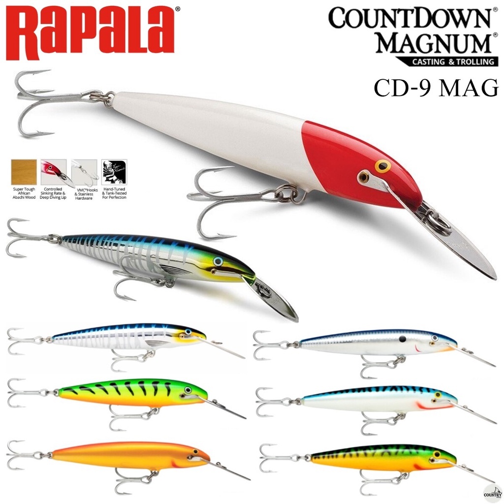เหยื่อปลอม RAPALA CD-MAG 9cm / 17g | Shopee Thailand