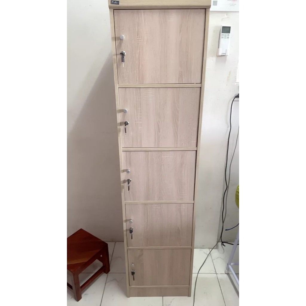 ตู้ล้อคเกอร์ 5 ชั้น ล้อคได้ LK05 Civil Modern | Shopee Thailand