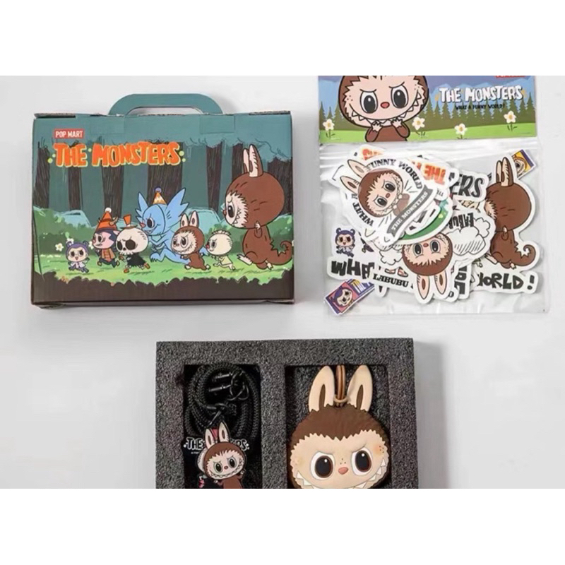 พร้อมส่ง Set Labubu สติ๊กเกอร์ Labubu ,Name tag ,สายคล้อง ค่ะ | Shopee ...