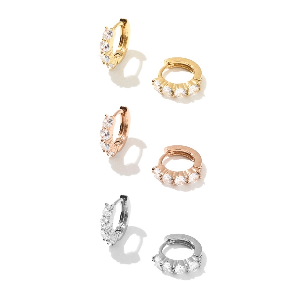 YVIS Fortune Hoop Earring (Stainless Steel) | Shopee Thailand