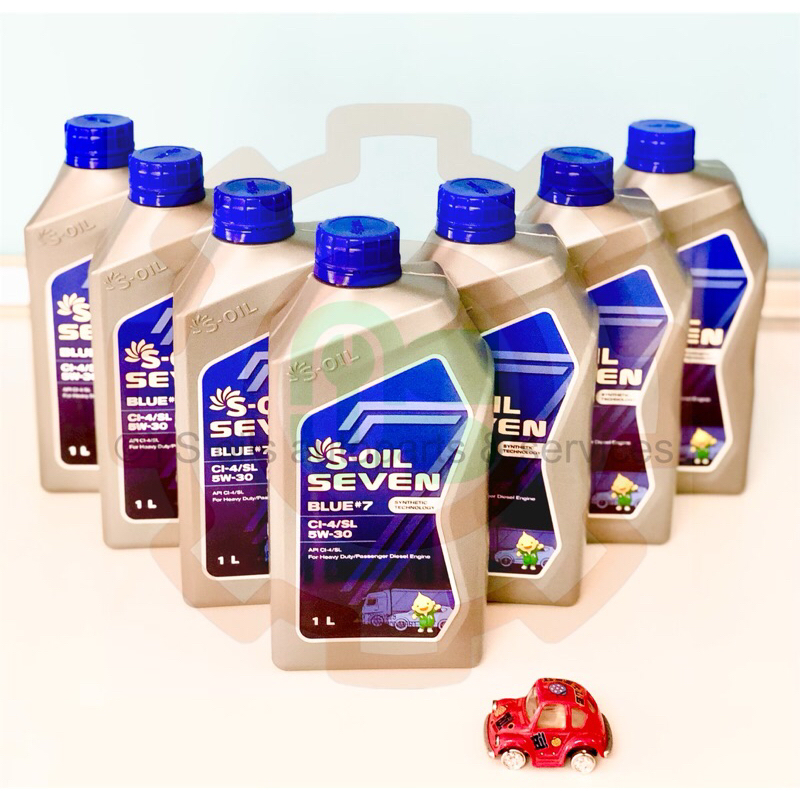 น้ำมันเครื่อง S-OIL 7 BLUE #7 CI-4/SL 5W-30 (Synthetic Technology)🔥🔥🔥 ...