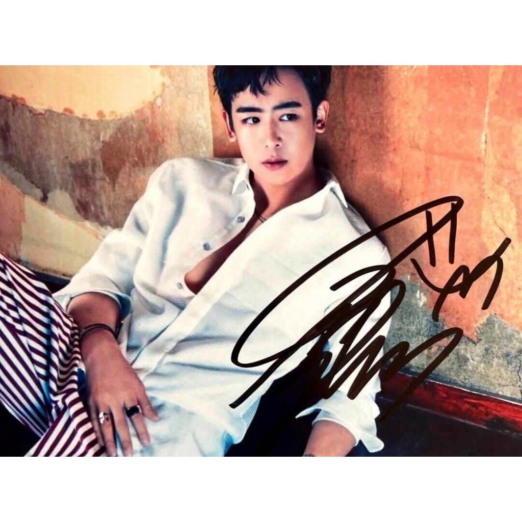 สติ๊กเกอร์กันน้ำ ติดรถ แม๊กเนท แม่เหล็กติดตู้เย็น ศิลปินเกาหลี ลายเซ็น 2PM อีจุนโฮ นิชคุณ อ๊กแทค ...