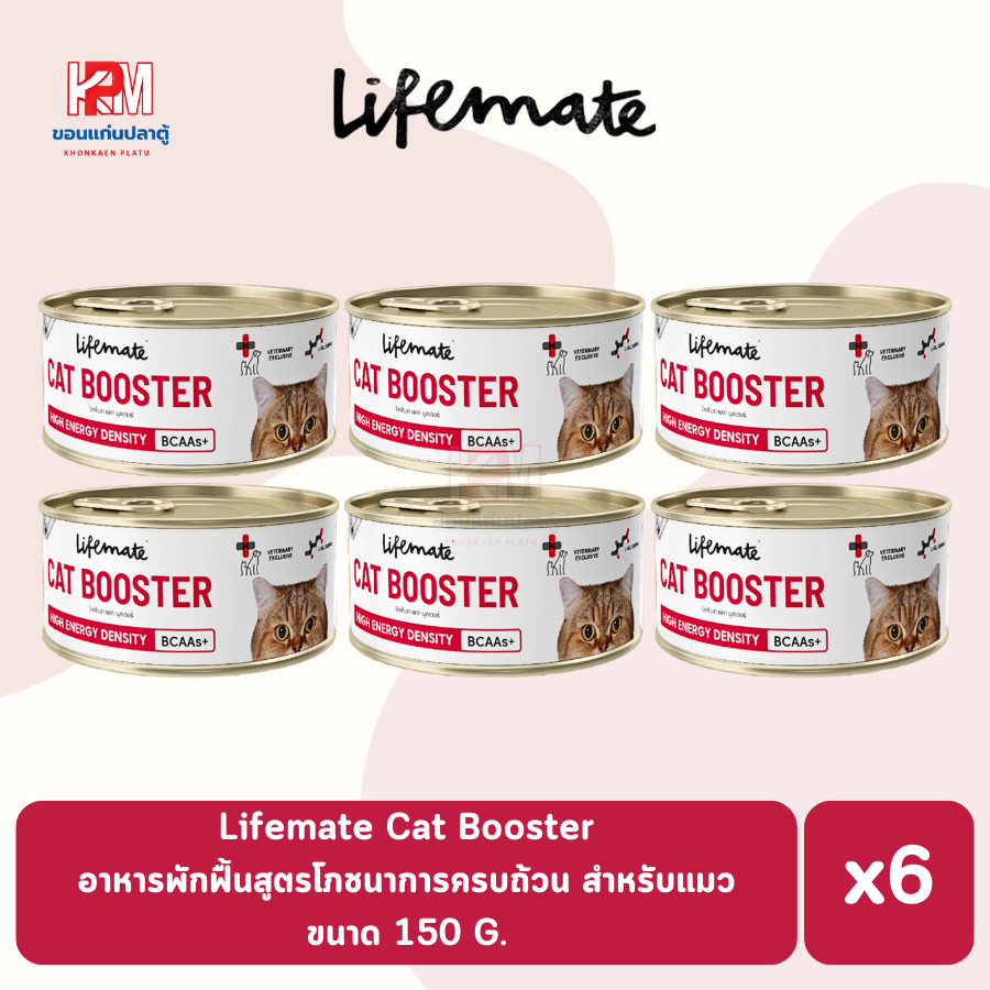 Lifemate Cat Booster อาหารเปียก สำหรับแมวพักฟื้น สูตรโภชนาการครบถ้วน ...