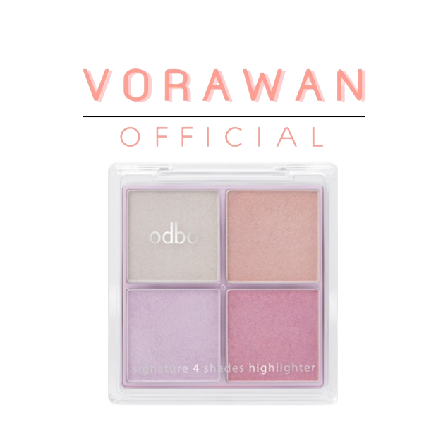OD1318 ODBO(โอดีบีโอ) SIGNATURE 4 SHADES BLUSHER โอดีบีโอ ซิกเนเจอร์ โฟร์ เฉดส์ บลัชเชอร์ ...