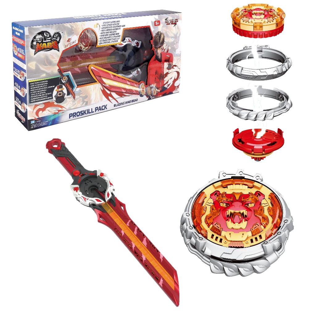 Infinity Nado 6 Proskill Pack - Blazing War Bear ของเล่นนาโด้โปรสกิลแพค ...