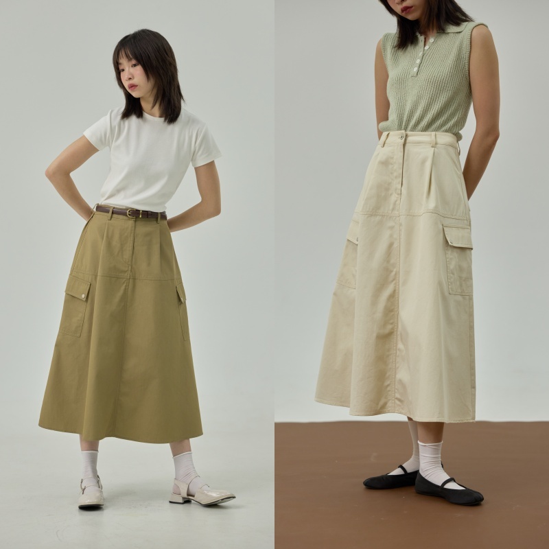 Jay cargo skirt กระโปรงยาว | Shopee Thailand