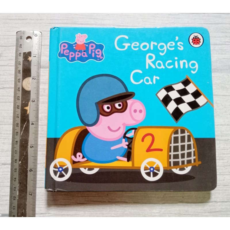 Sale อ่านก่อนนะคะ Peppa Pig George s Racing Car Boardbook บอร์ดบุ๊ค ...