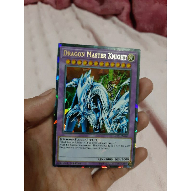 การ์ดยูกิ yu-gi-oh! holo dragon master knight(ปลอมนะครับ) | Shopee Thailand