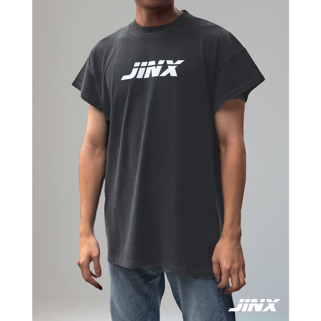 เสื้อยืดฟอกสีเฟด Jinx logo faded tee | Shopee Thailand