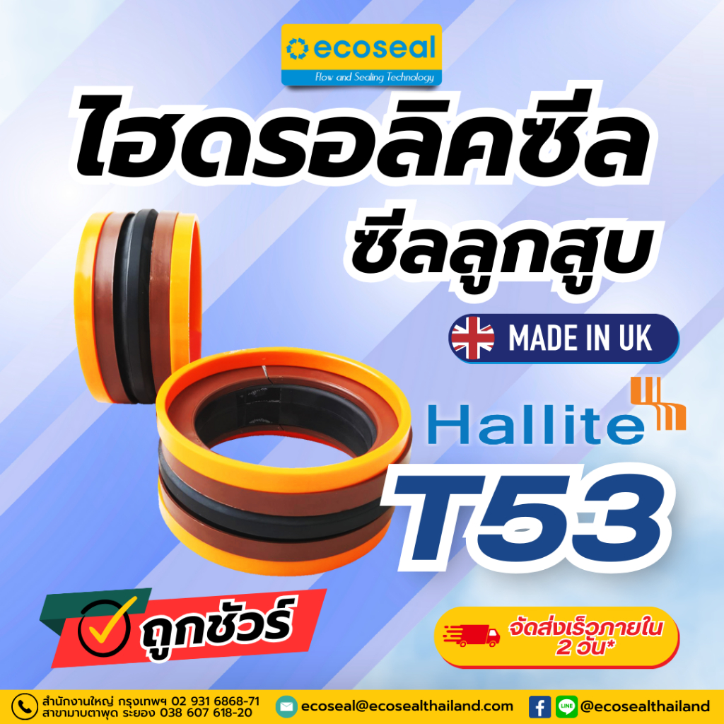 ซีล ซีลลูกสูบ COMPACT PISTON SEAL T53 วงนอก 90 มม. ซีลลูกสูบแบบ 5 ชิ้น คอมแพคซีล | Shopee Thailand