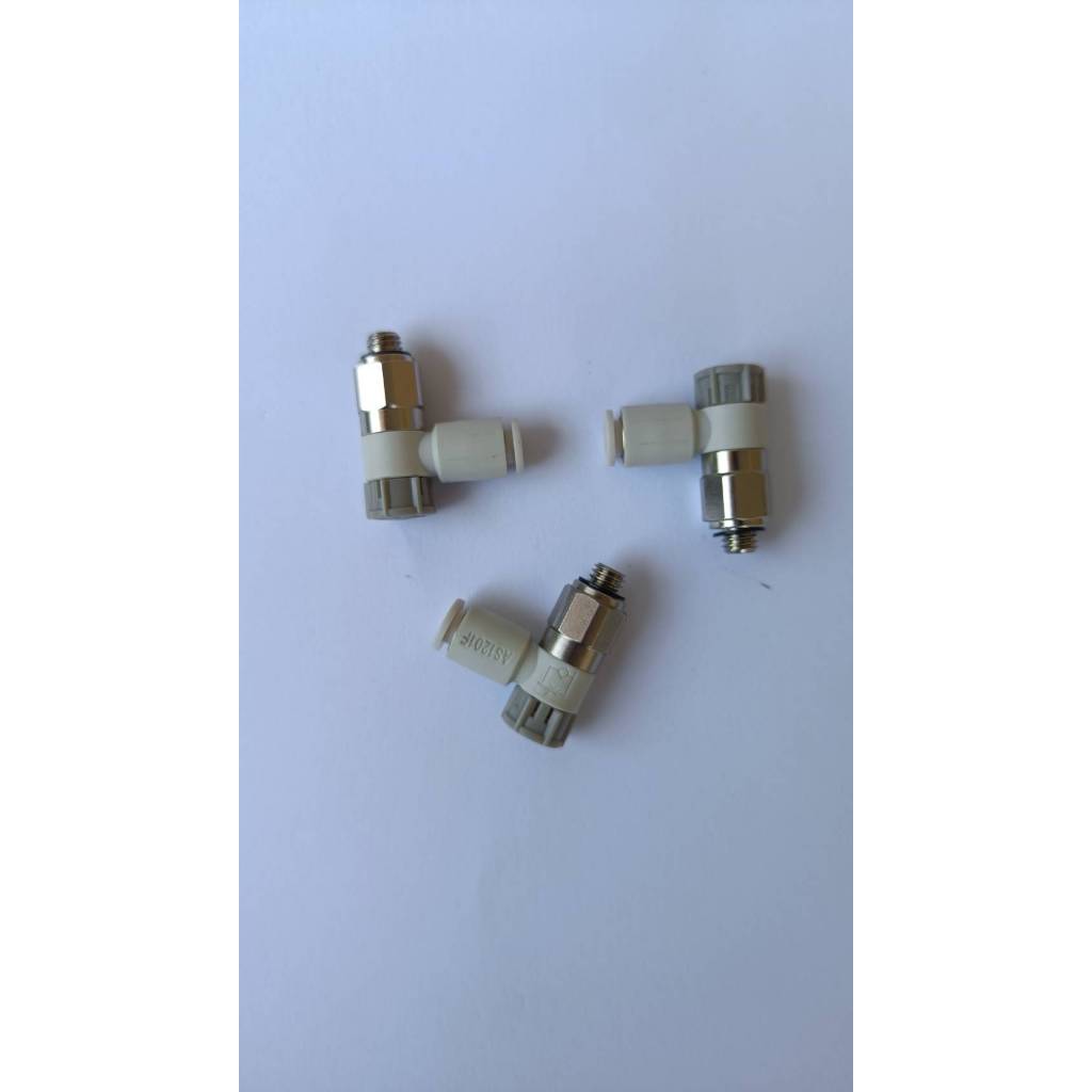 speed control valves ข้อต่อวาล์วควบคุมความเร็วนิวเมติก AS1201F-M5-04A ...