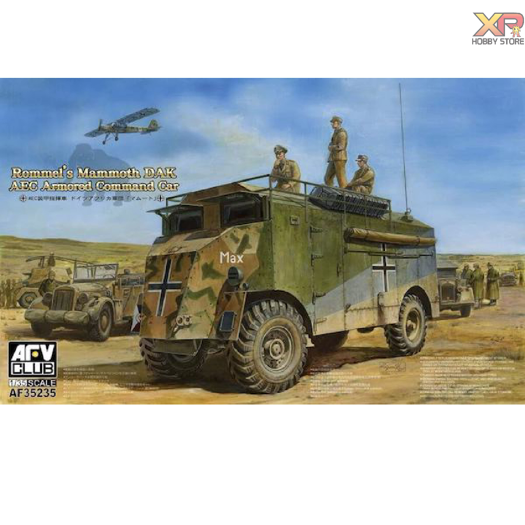 [AFV Model] 1/35 AEC ARMORED COMMAND CAR OF ROMMEL'S MAMMOTH (AF 35235 ...