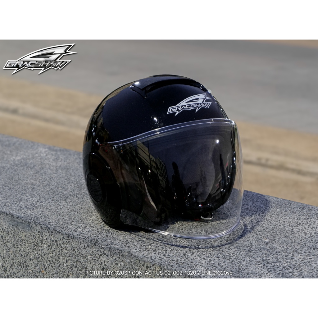 ลดแรง!! ส่งไว!! หมวกกันน็อคครึ่งใบ GRACSHAW G828 GLAXUS H.D 320SPวง ...