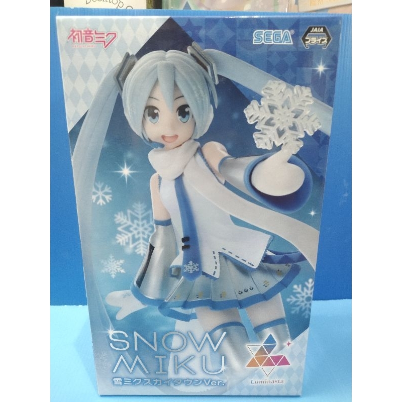 Hatsune Miku Snow Miku Figure Sky Town ver. Luminasta SEGA Japan ...
