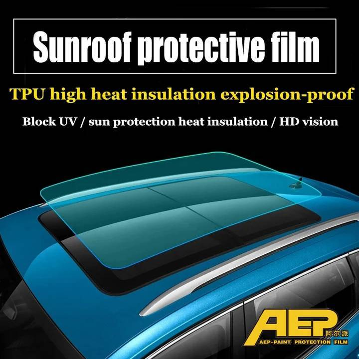 AEP ฟิล์มหลังคาร์ซันรูฟ Sunroof Protective Film กันรอย ป้องกันแตก เสริม ...