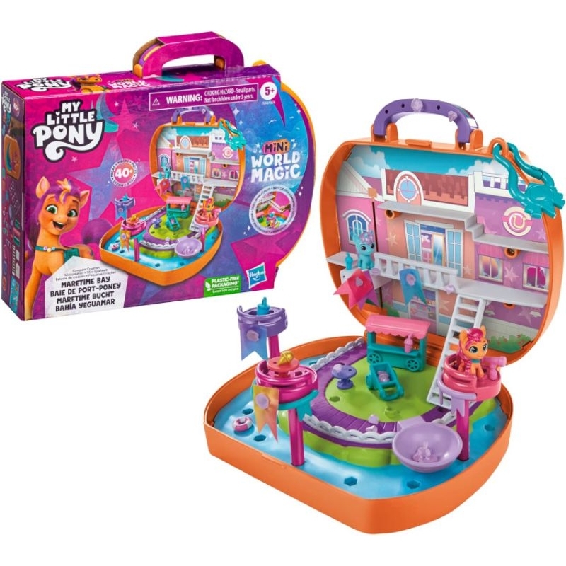 My Little Pony - Mini World Magic Compact Creation - Maretime Bay Toy Portable Playset with ...