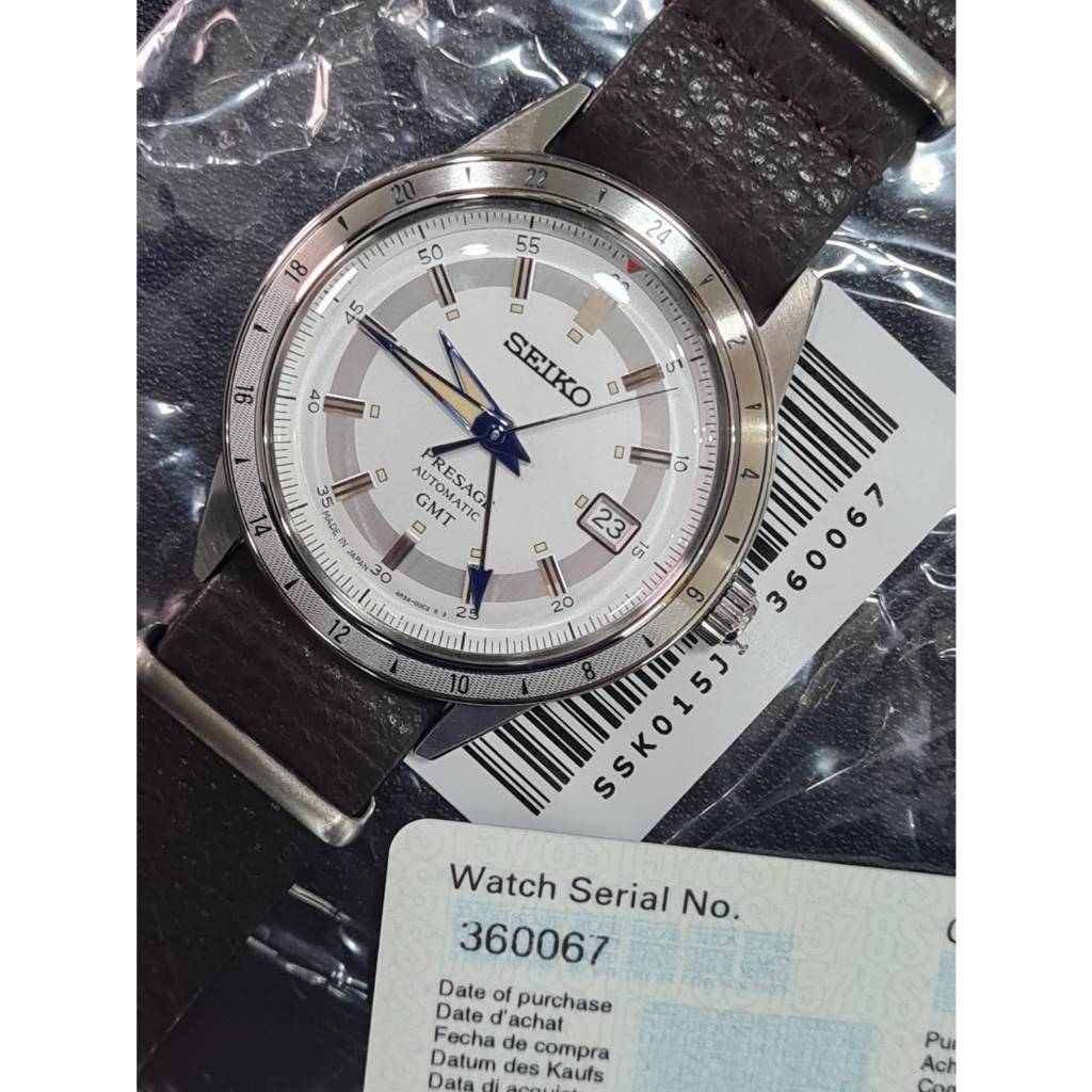 นาฬิกา Seiko Presage Style 60's GMT 110th Anniversary Limited Edition ...