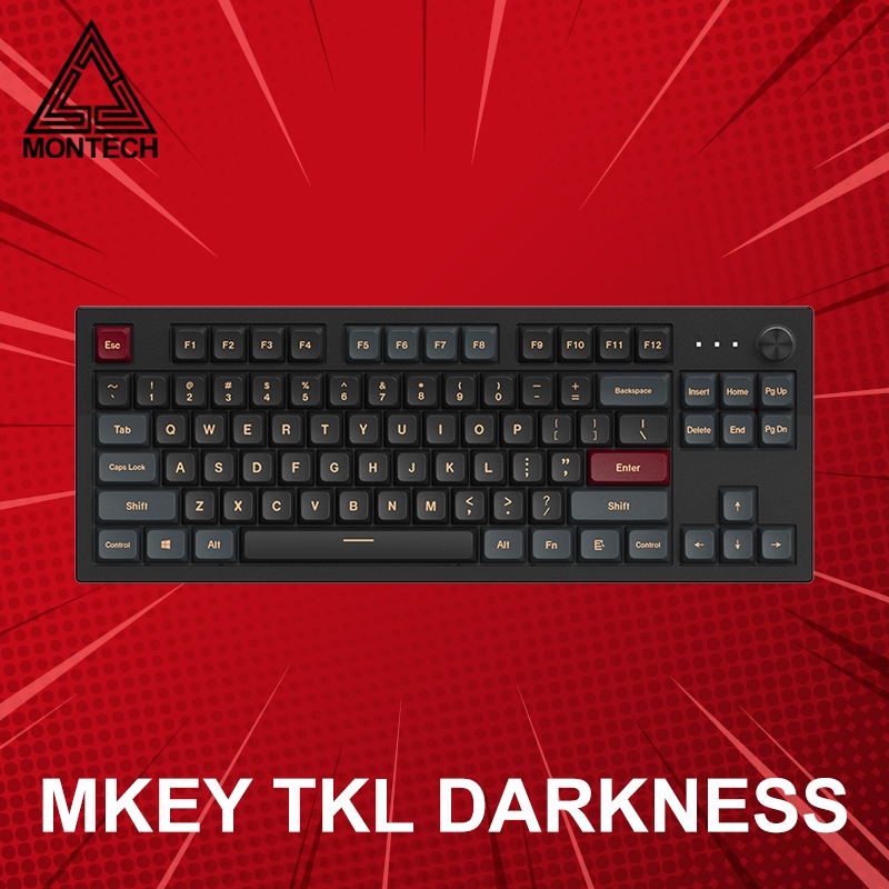 คีย์บอร์ด Montech MKey TKL Darkness (ภาษาไทย) ประกันศูนย์ 1 ปี | Shopee Thailand